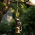 NANMELX Cartoon Kitten Wind Chimes with Soothings Sound Handmade ...