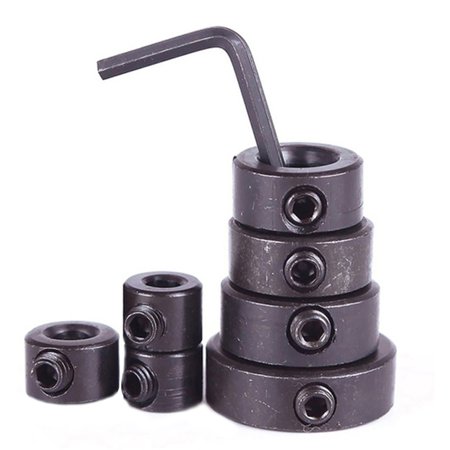 8Pcs 3-12mm Drill Bit Depth Positioner Depth Stop Collar Drill Locator ...