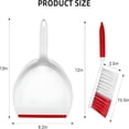 ACDANC Dust Pan and Brush Set,Large Hand Broom and Dustpan Set for ...