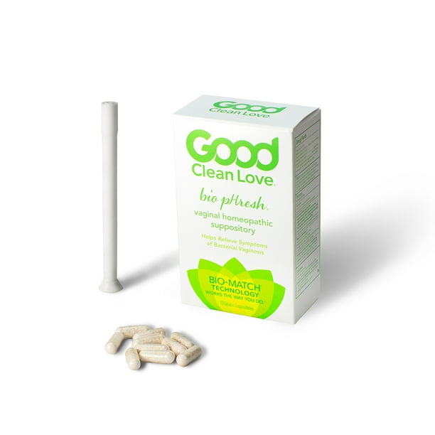 Good Clean Love: BiopHresh® Vaginal Homeopathic Suppository, Bacterial ...