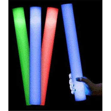 FlashingBlinkyLights 16 inch Light Up Foam LED Cheer Stick - Walmart.com