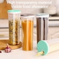 10.8-Inch Tall Airtight Spaghetti Container - Clear Pasta Holder ...