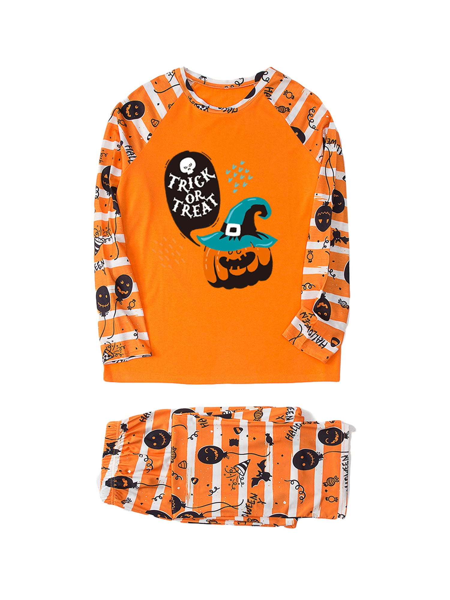 Aunavey Family Pajamas Matching Sets Halloween Pumpkin Sleepwear for ...