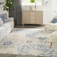 Nourison Passion Floral Grey Area Rug - Walmart.com