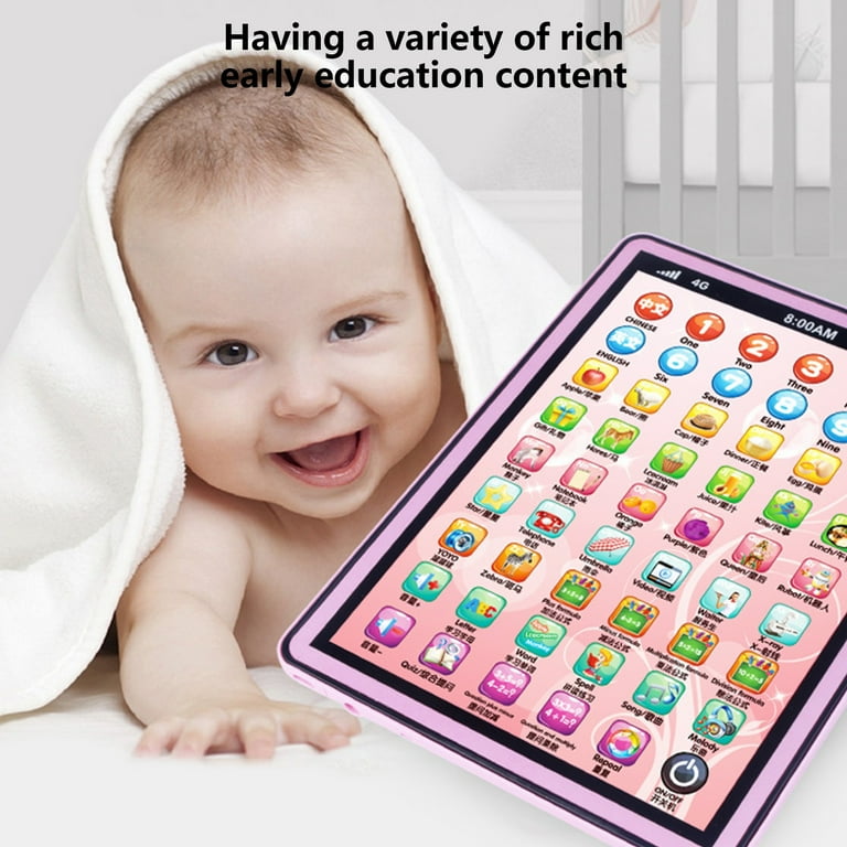 Number Tabs Interactive Learning Tablet For Kids, Alphabet Number Word ...