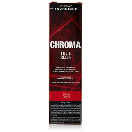 L'oreal Paris Chroma True Reds Permanent Hair Color, Chroma Sangria ...