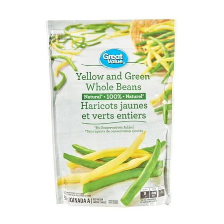 Great Value Yellow and Green Whole Beans - Walmart.ca