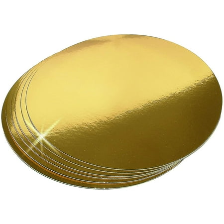 Set Of 10 Cake Pad Cardboard Gold | Cake Plates Cardboard Around 32 Cm ...