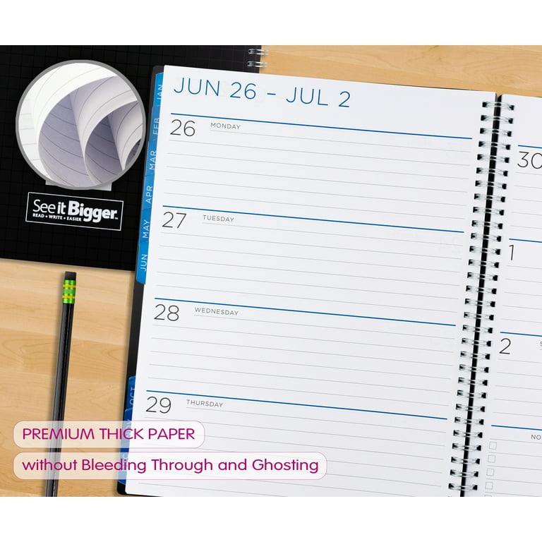 PlanAhead See It Bigger Large Monthly/Weekly Planner, 52% OFF