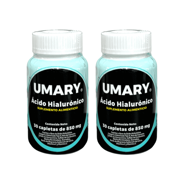 Umary Ácido Hialurónico 30 cápsulas Pack de 2 | Bodega Aurrera en línea