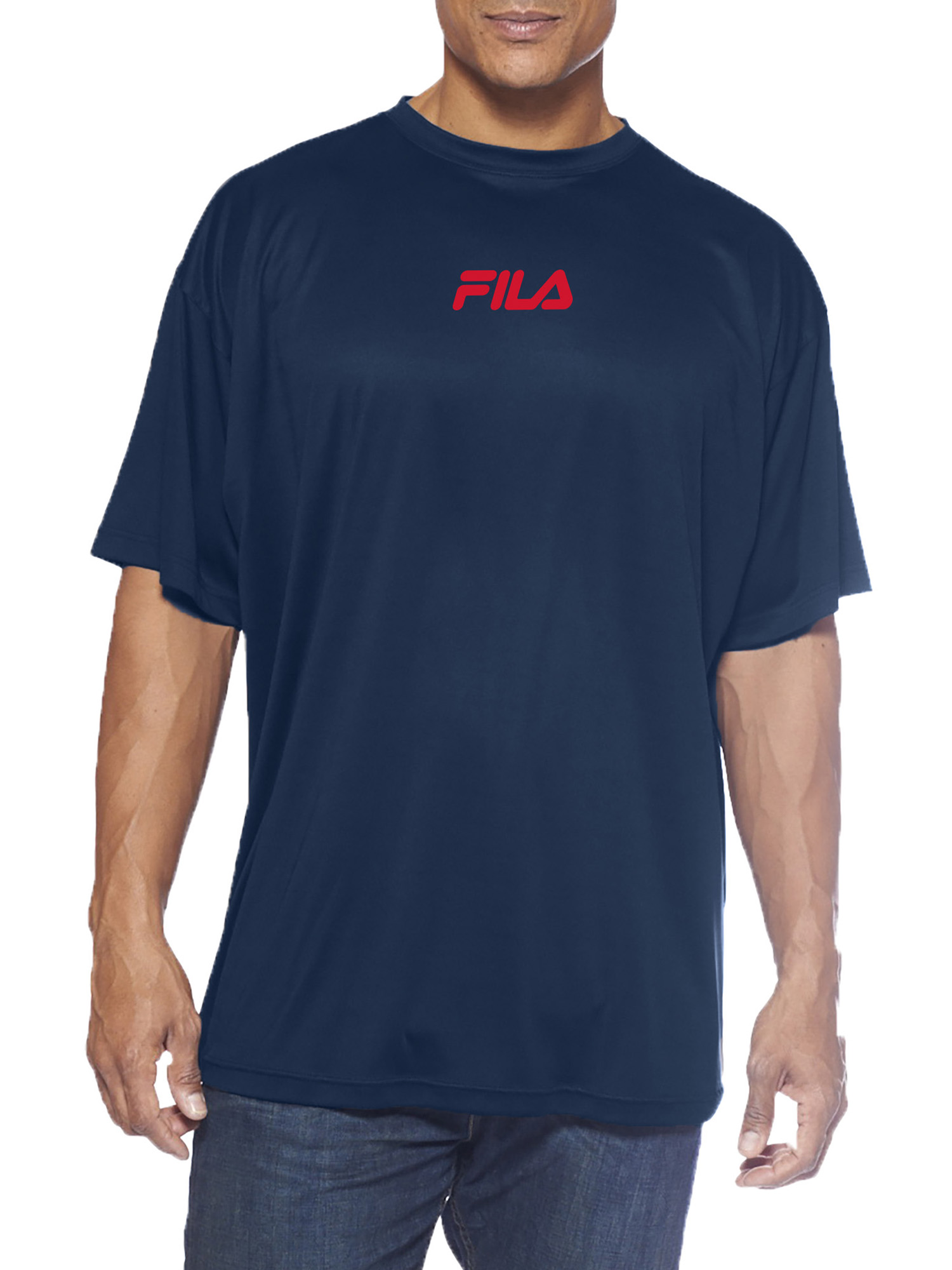 Fila Men's Big & Tall Center Logo performance T-Shirt, Sizes XLT-6XL - Walmart.com