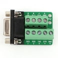 Unique Bargains RS232 Serial DB9 Female Adapter to Terminal Connector Signal Plate Module ...