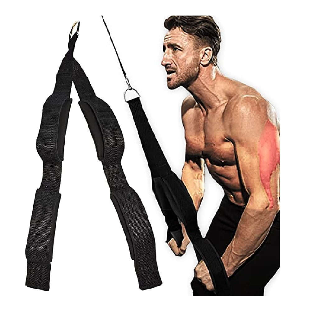 Fitcozi Triceps Rope with High Grade Strap Cable Attachment (Comes with ...