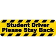 10in x 3in Student Driver Please Stay Back Magnet - Walmart.com