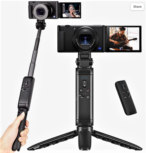 ULANZI MT-40 Shooting Grip Extendable Vlogging Grip Handle Selfie ...
