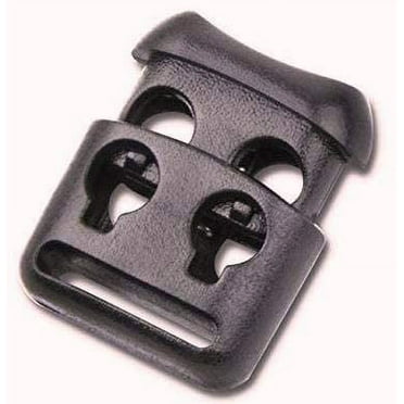 Uxcell Spring Cord Locks Cord Fasteners Double Holes Toggle Stoppers ...