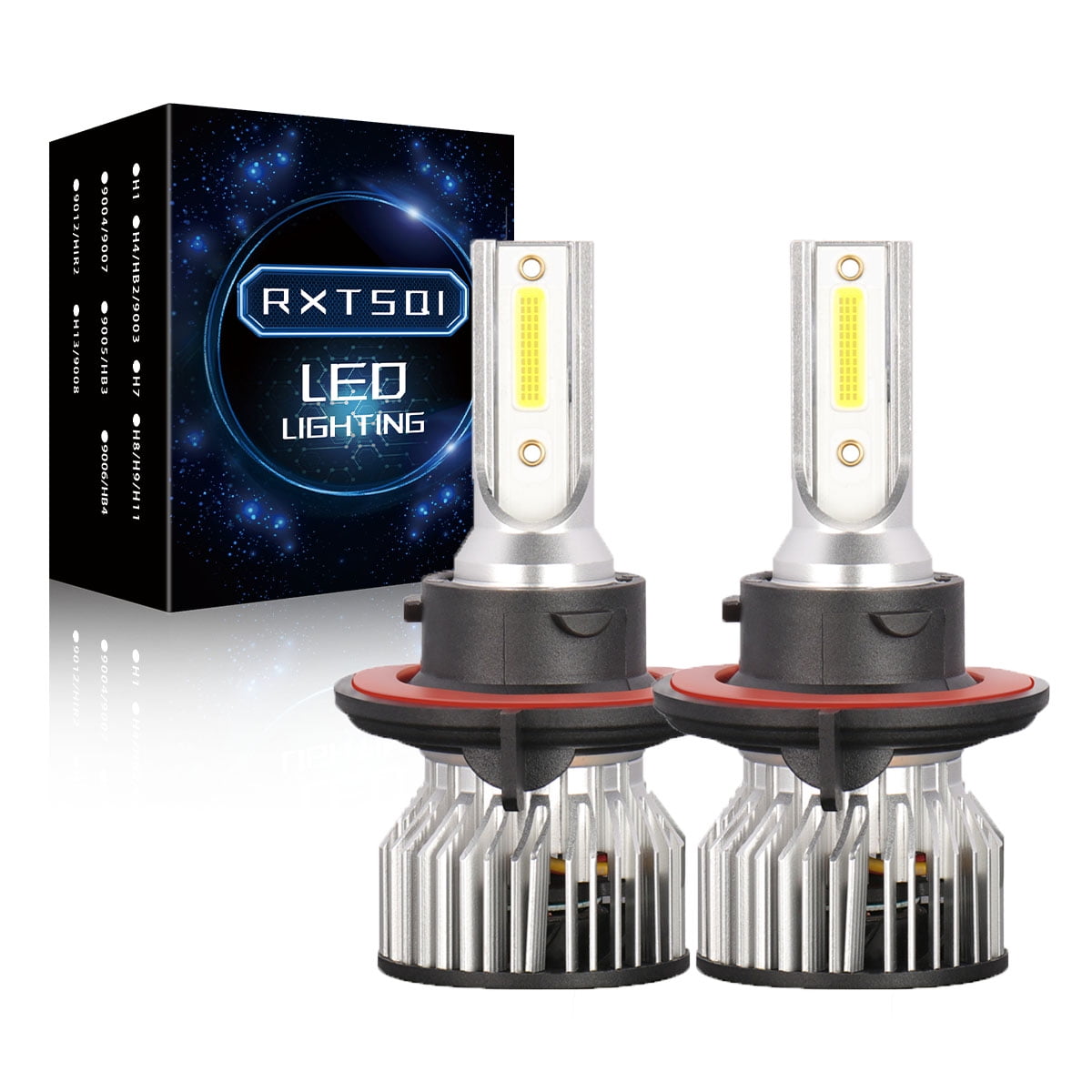 For Ford Escape 2008-2012 LED Headlight Bulbs 6000K High/Low Beam,2pcs ...