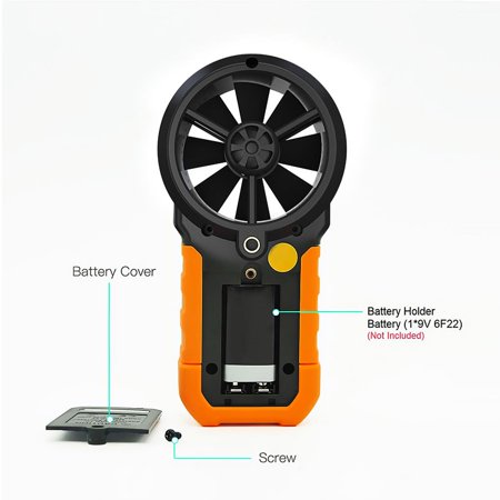 PM6252A Digital Anemometer Handheld Wind Speed Meter for Air Anemometer ...