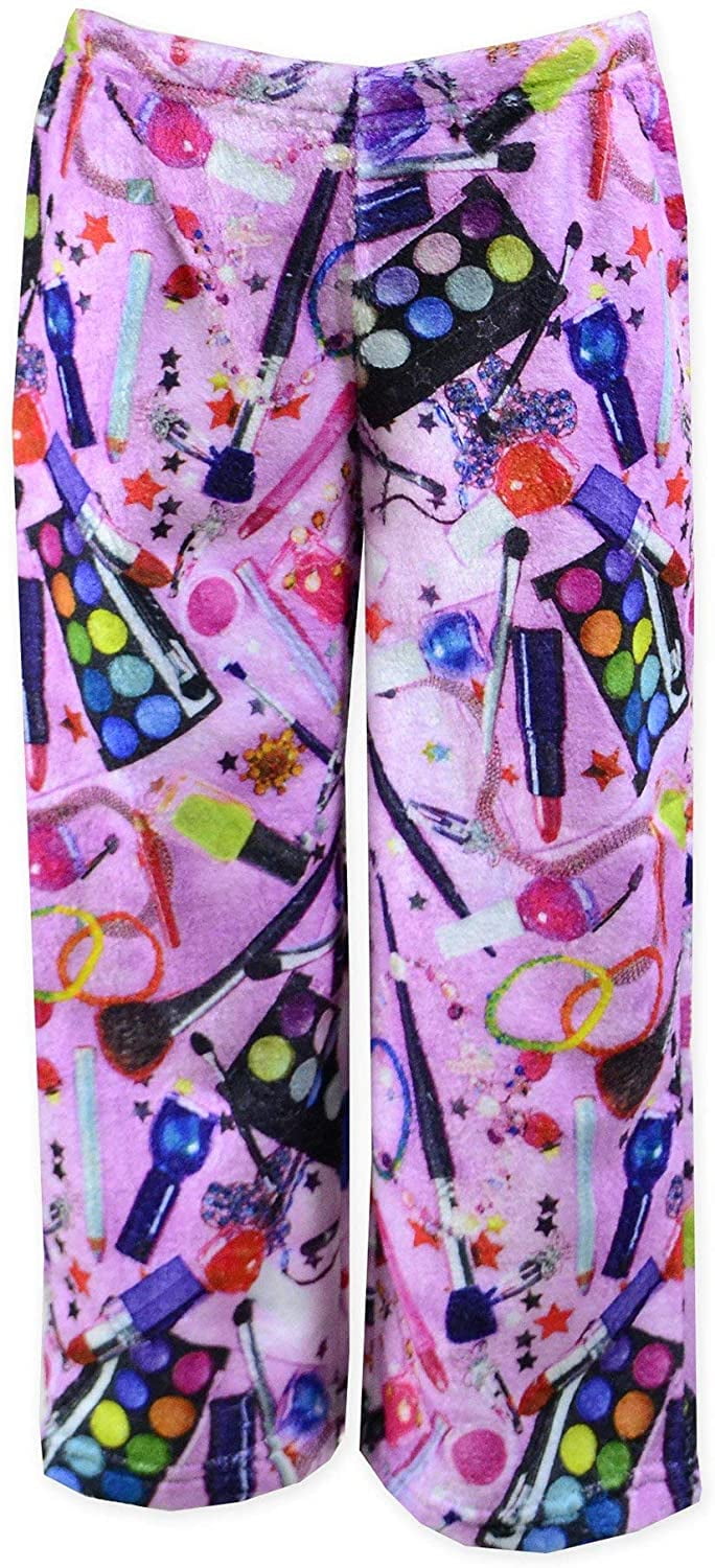 Up Past 8 Big Girls' Fuzzy Pajama Pant, mup, Size: 4 - Walmart.com