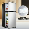 GGTB 3.0 Cu ft Two Door Mini Refrigerator with Freezer, Retro Small ...