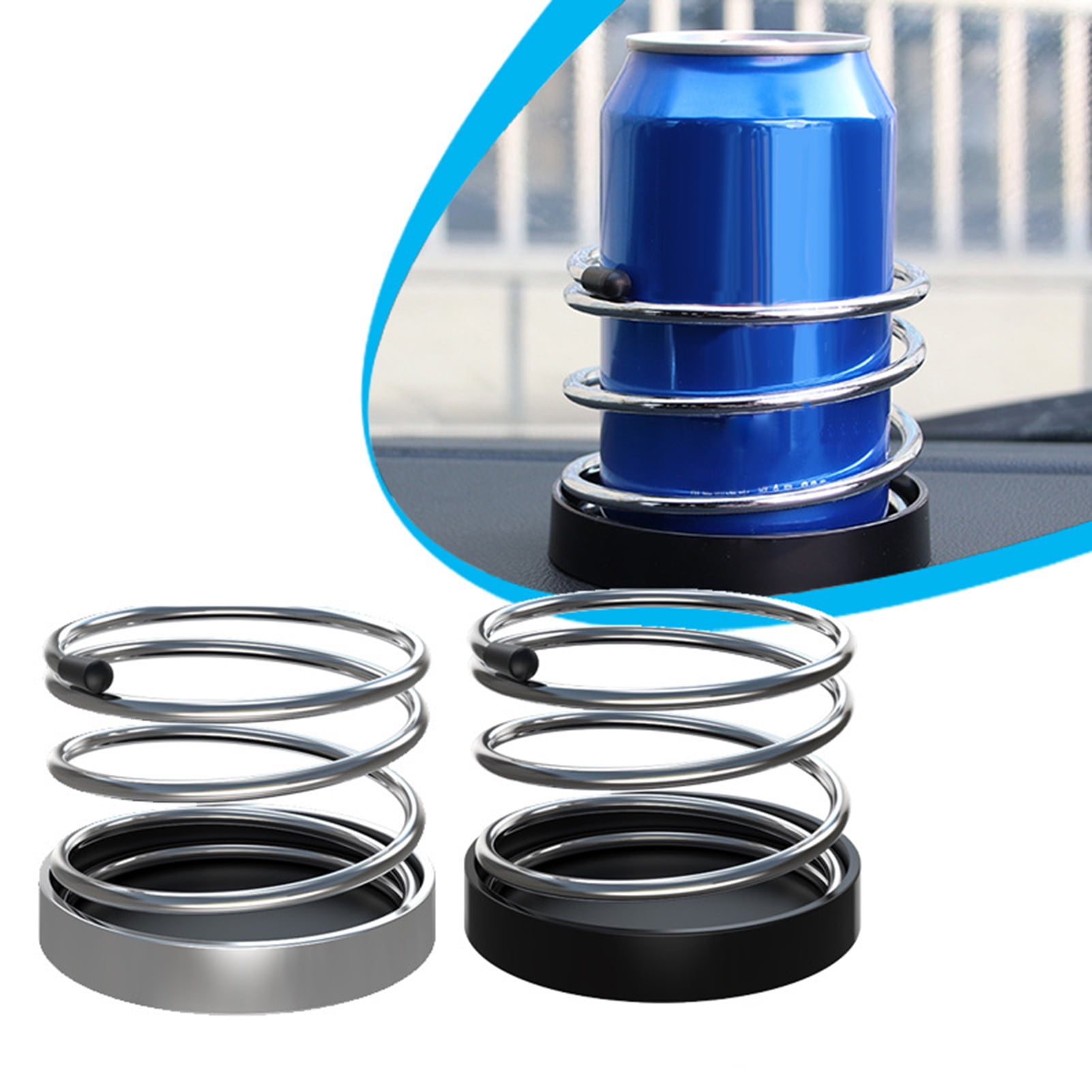 Walbest 1 Pack Cup Holder Spring Beverage Rack Stand Mount for ...