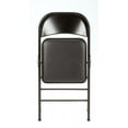 Mainstays Metal Steel Padded Foldable Seat and Back Vinyl Folding Chair ...