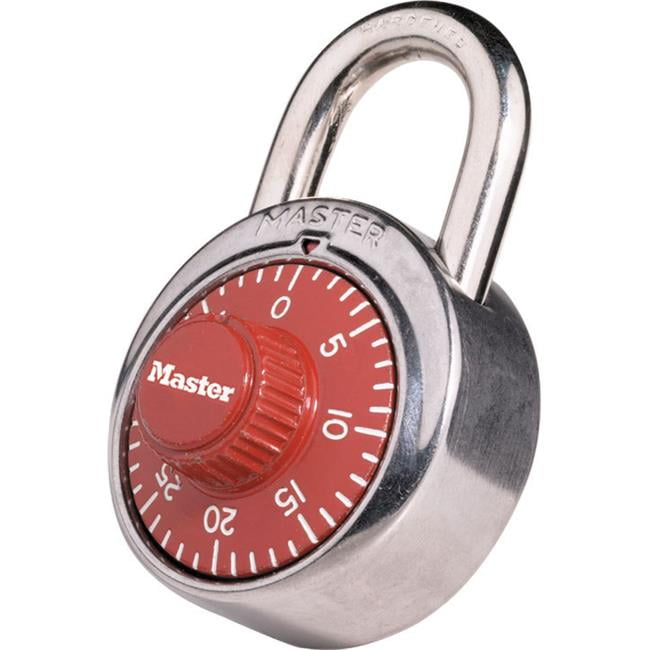 MASTER LOCK 1504D 1-7/8" Wide Combination Dial Padlock - Walmart.com