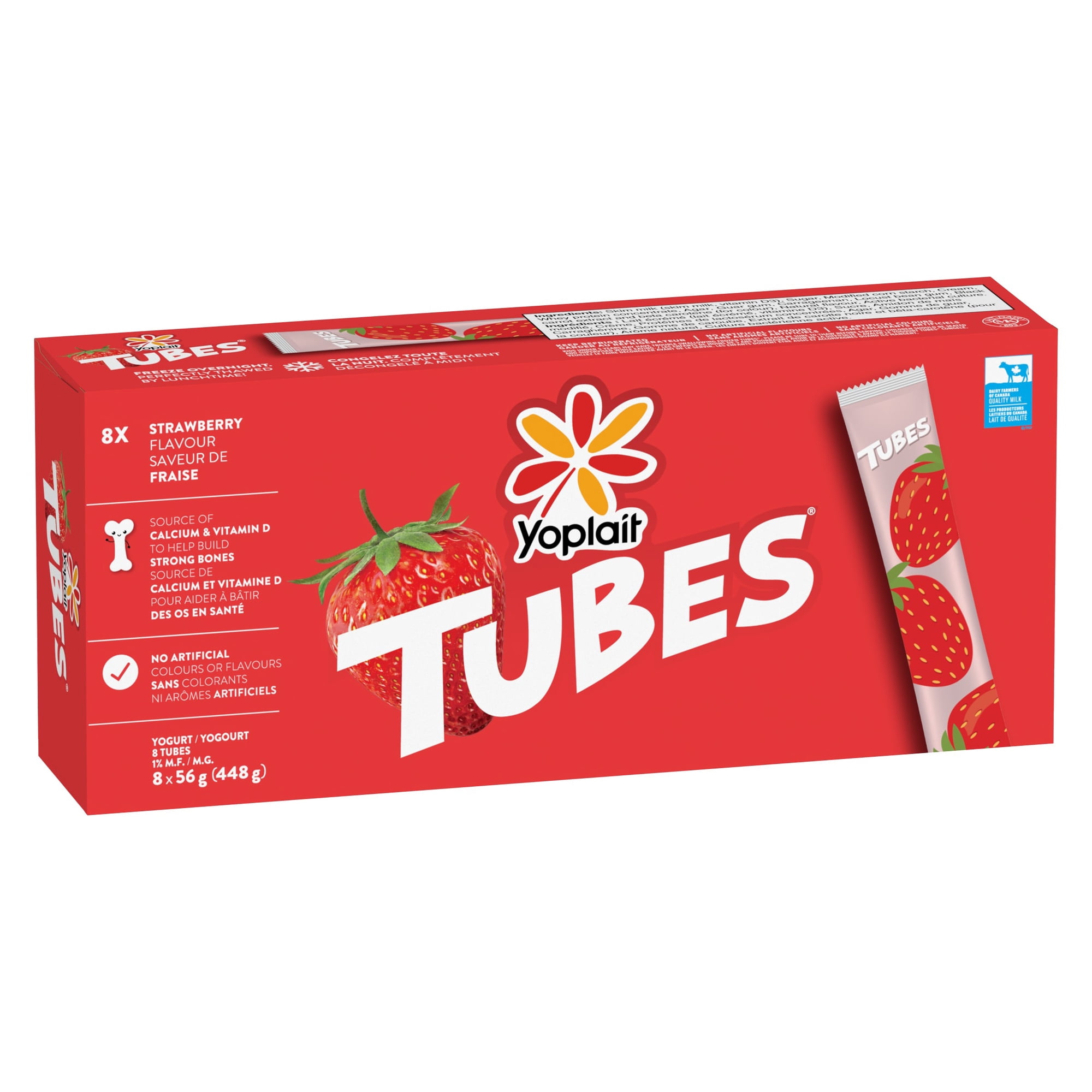 Click here for Yoplait Yogurt Strawberry Flavour Tubes  448g 56 G prices