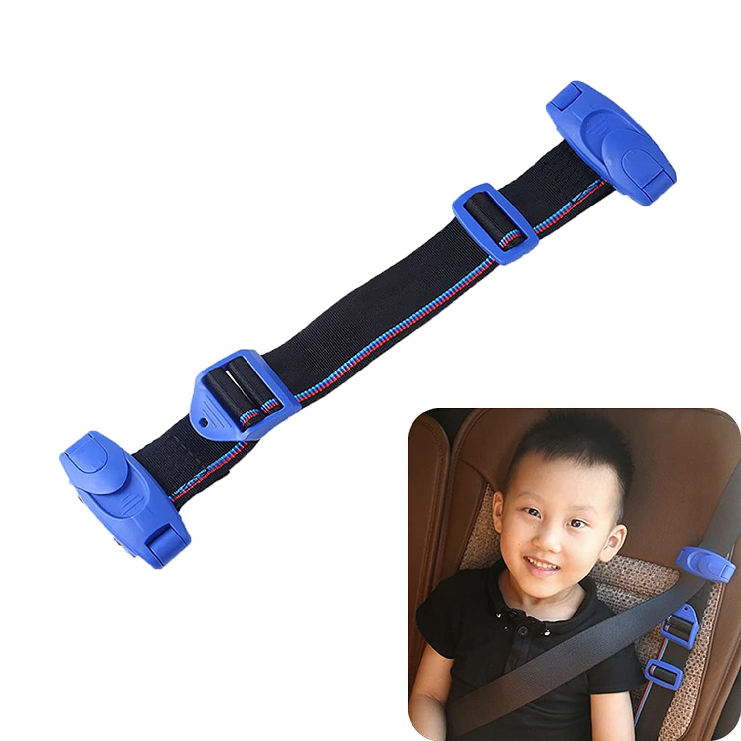 Seat Belt Adjuster for Kid - Child Assisted Safety Belt, Car Shoulder ...