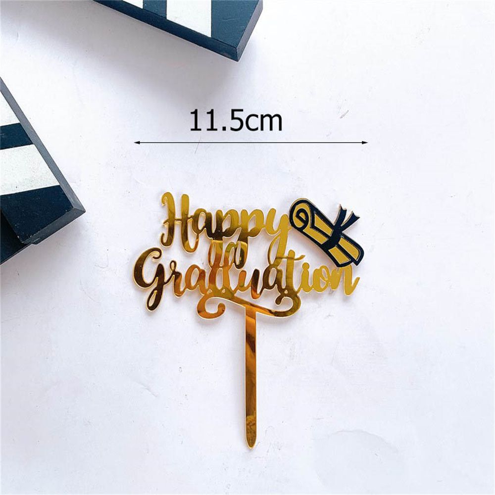 Congrats Grad Gold Bachelor Cap Graduation Ceremony Decor Student ...