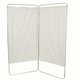 King Size 2-Panel Privacy Screen, vinyl, white, 6 mm thick - Walmart.com
