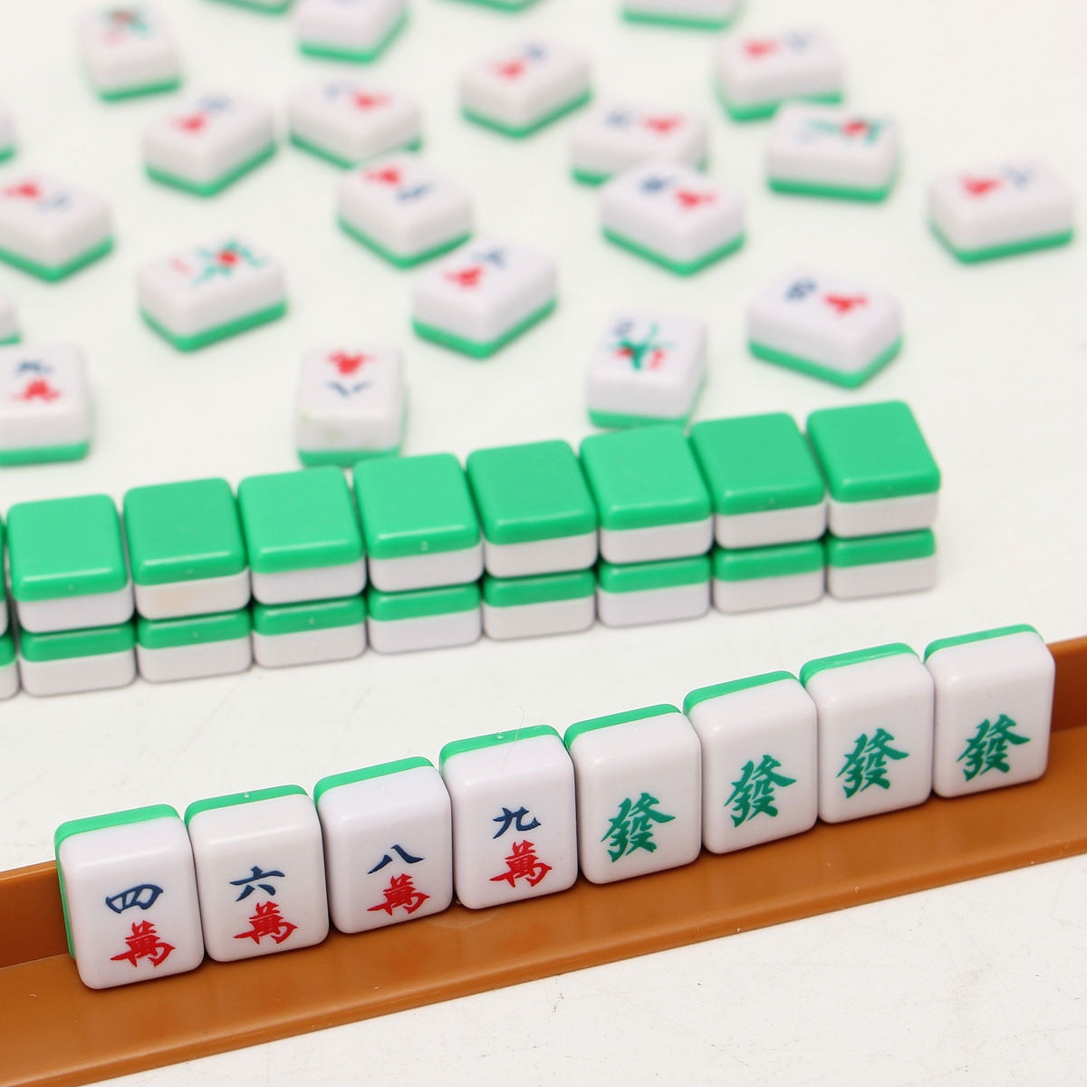Mini MahJong Game Set Portable Chinese Traditional Travel Outdoor Play ...