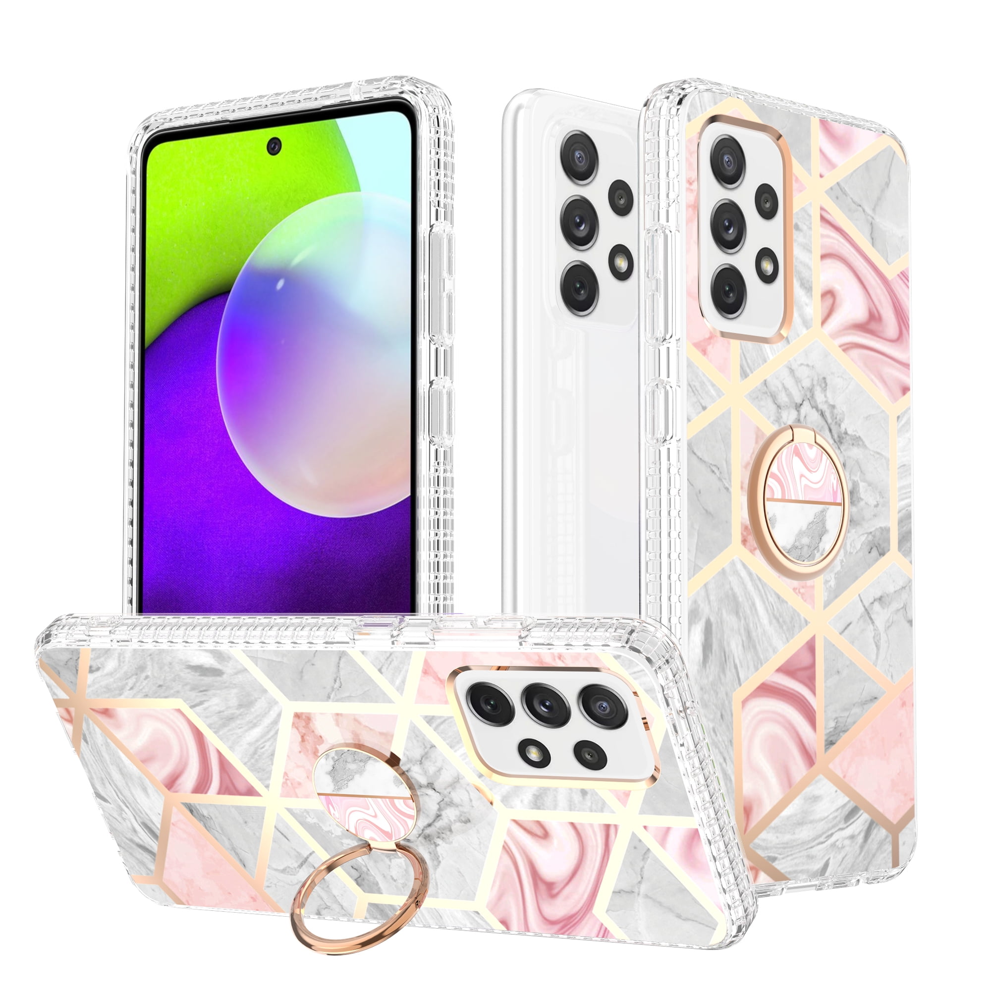 Case for Samsung Galaxy A52 5G, Ultra Thin Hybrid Marble Design ...