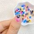 70 Pieces Colorful 3D Cartoon Nail Charms - Mini Resin Nail Art ...