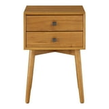 Furniture of America Berne 2-Drawer Wood Light Oak End Table - Walmart.com