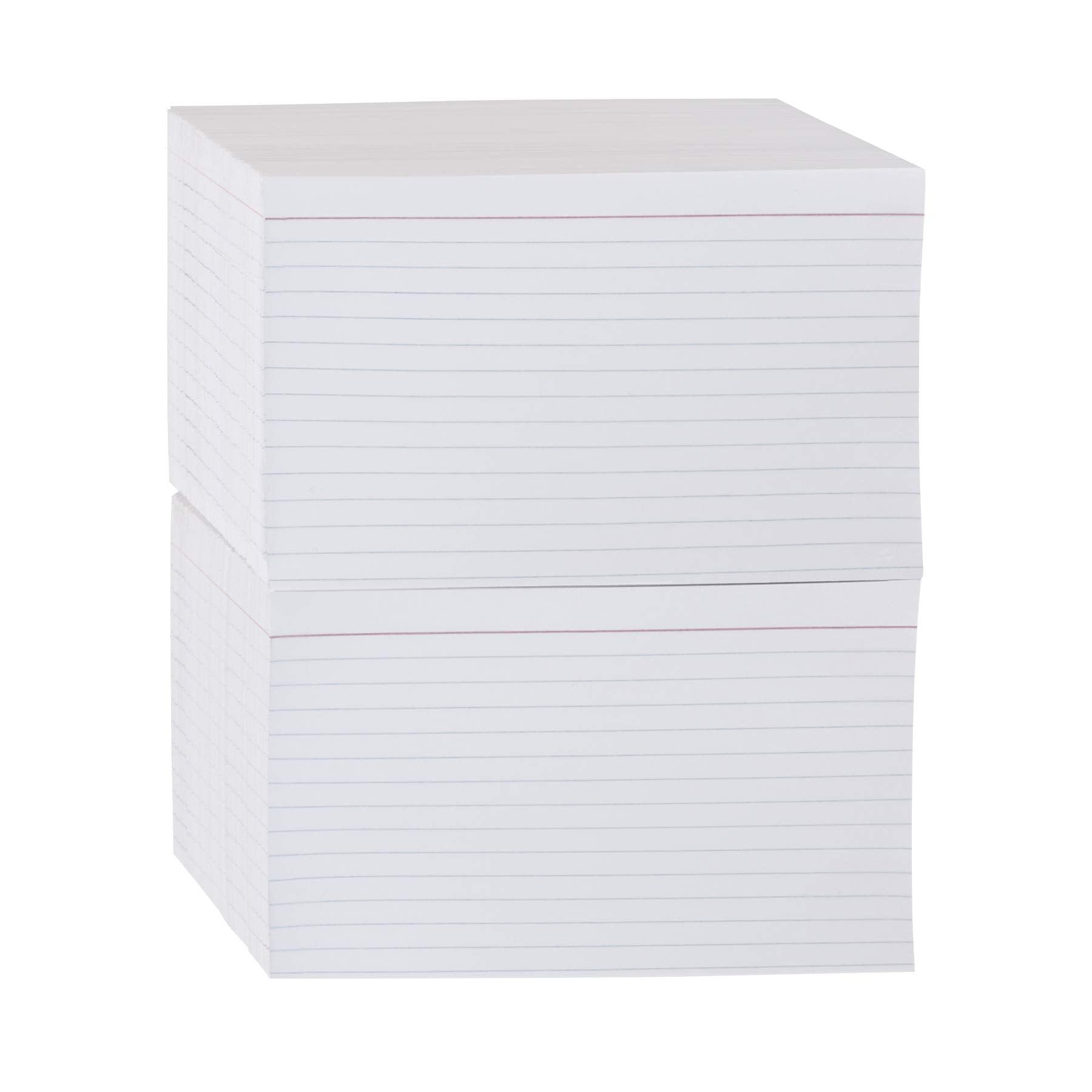 Index Cards Amazon Basics, 1000 tarjetas rayadas de 4 x 6 pulgadas ...