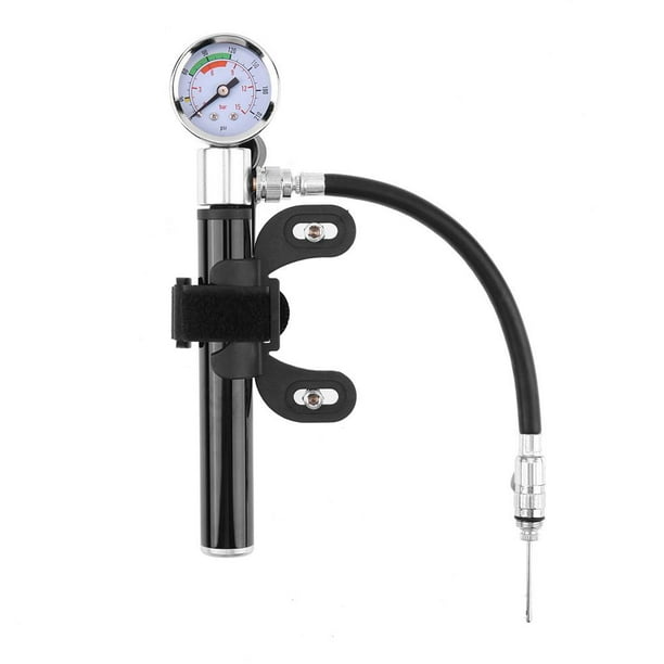 Omni Stylish Bicycle Pump With Gauge High Pressure Meter Shock Hand ...