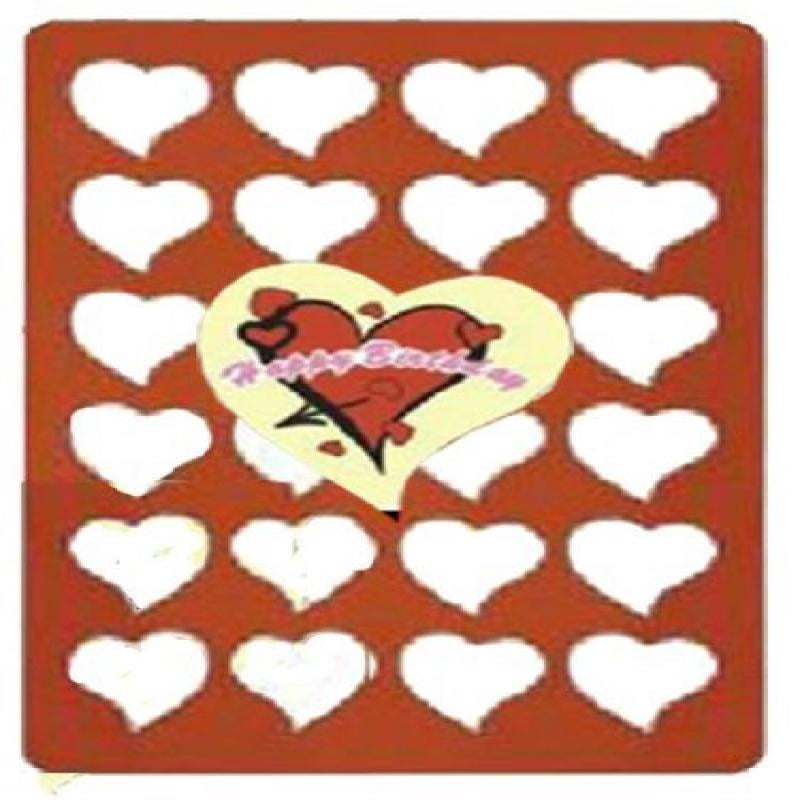 Heart Chablon Stencil - Walmart.com - Walmart.com