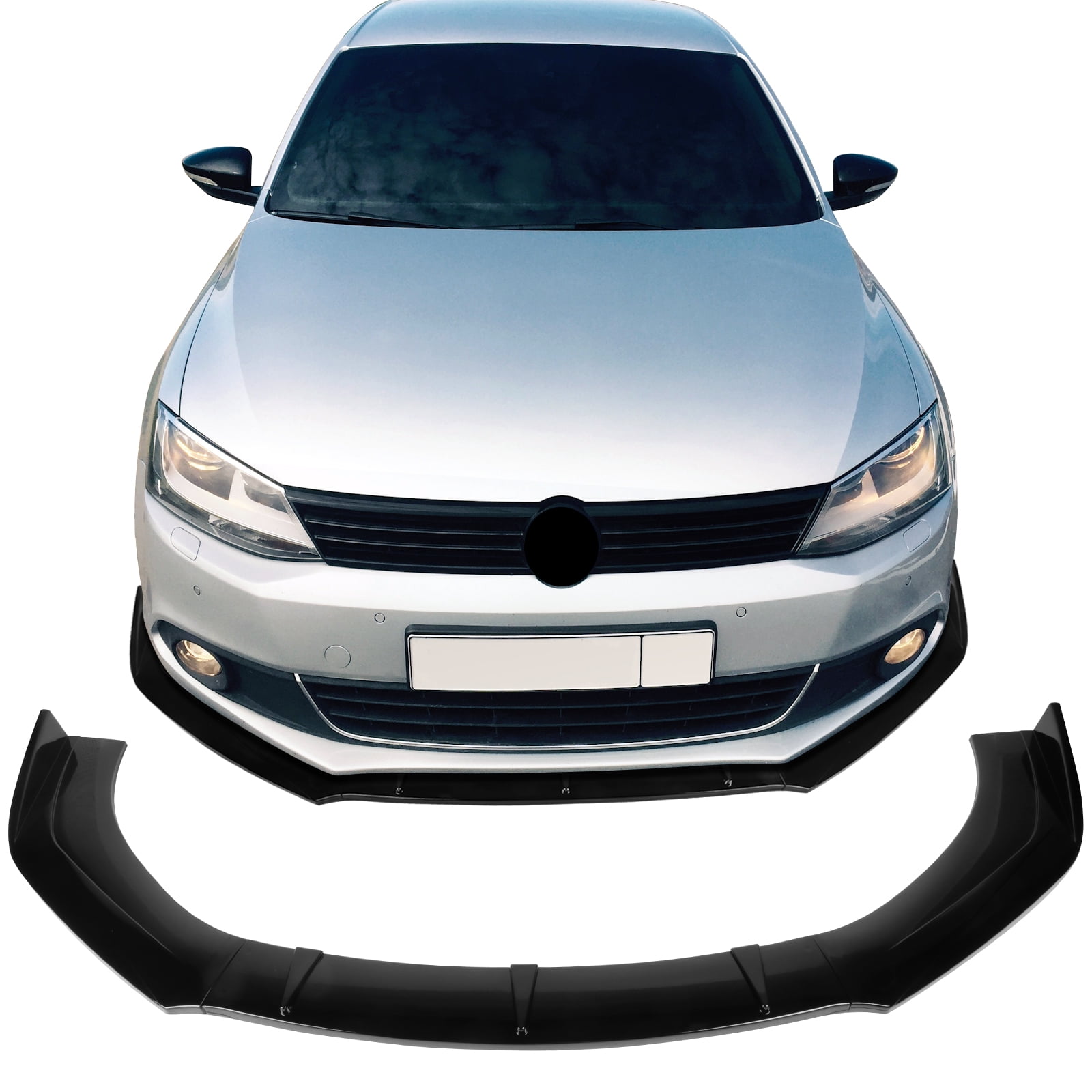 Buy Ikon Motorsports 3PCS Front Bumper Lip Body Kit Spoiler Splitter ...