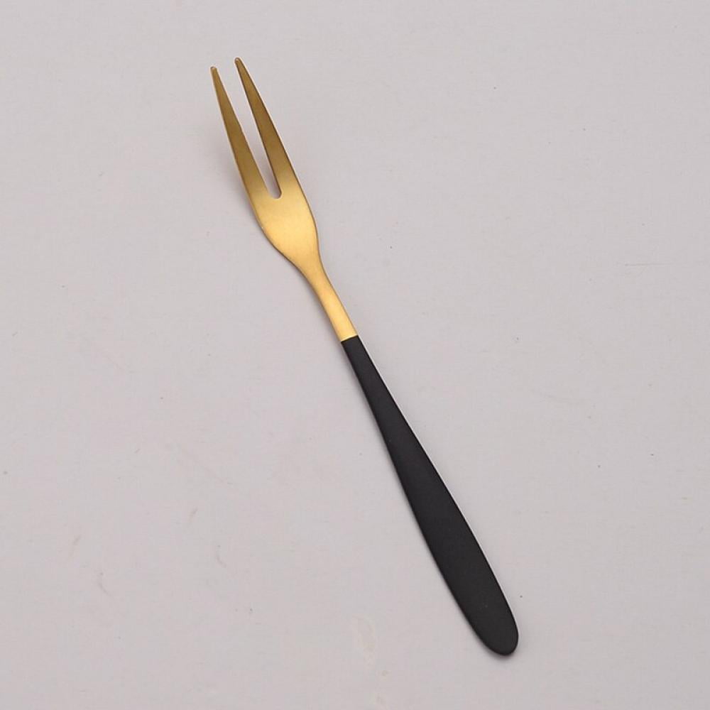 Fruit Forks Stainless Steel 2 Prong Tasting Appetizer Forks Small Table ...