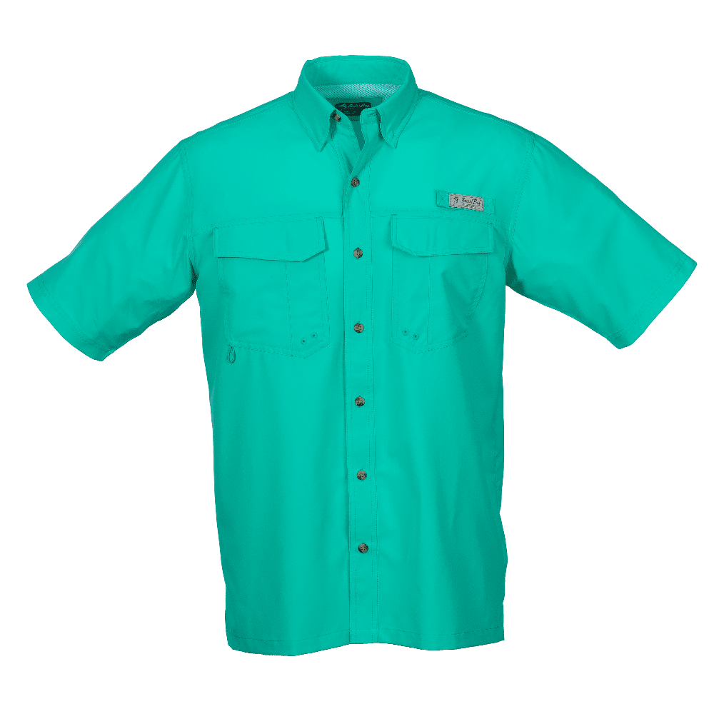Bimini Bay Outfitters Men's Bimini Flats V Short Sleeve Shirt - Walmart.com