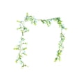 Artificial Blue Flower Vines 82.68in Plastic Rattan Garland Hanging ...