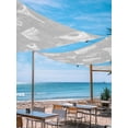 Black Architecture Sun Shade Sail 8'X10' Retro Classic Black White City ...