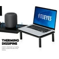 FITUEYES Large-Screen Adjustable Monitor Stand with Drawer - Metal ...