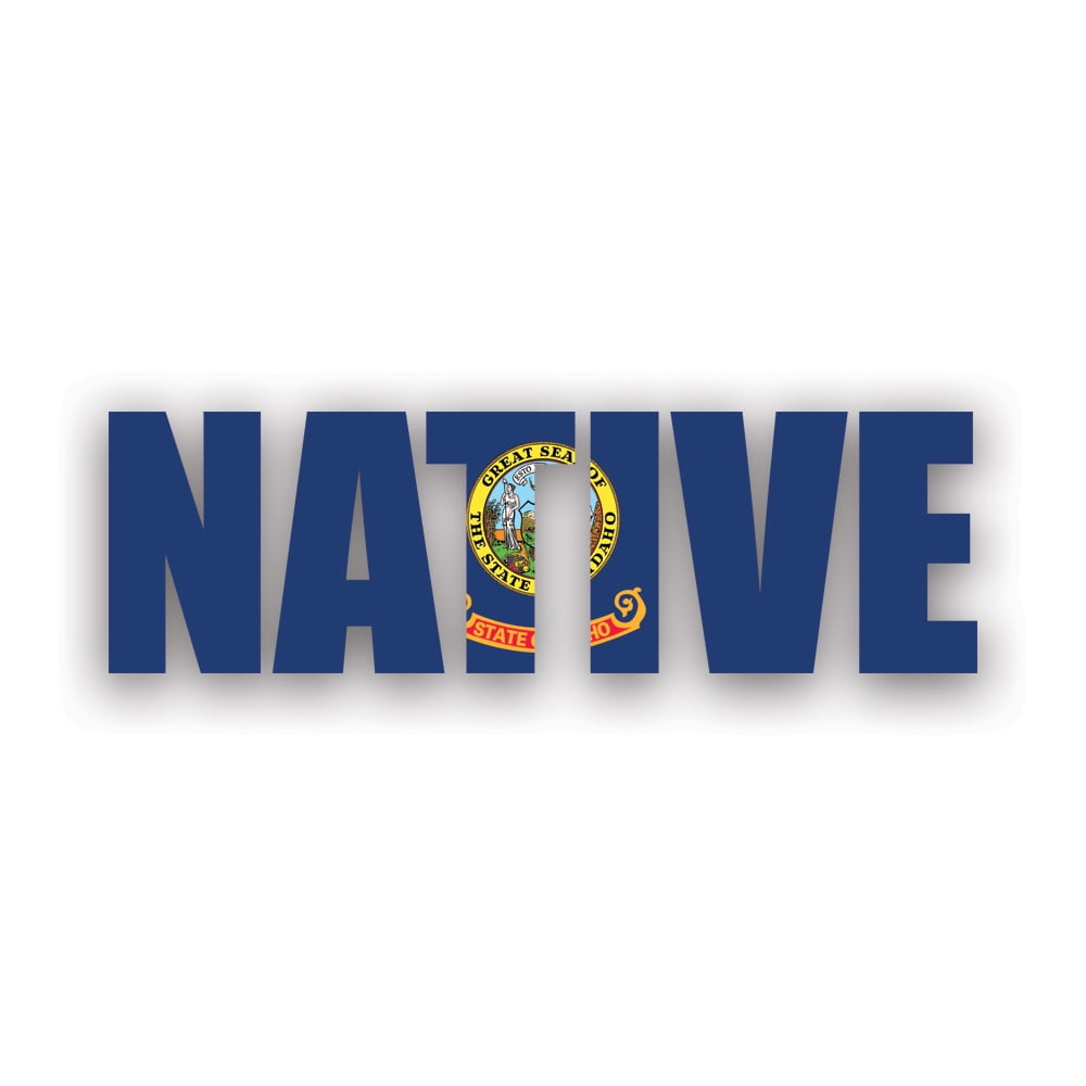 Idaho Native Sticker Decal - Self Adhesive Vinyl - Weatherproof - Made ...