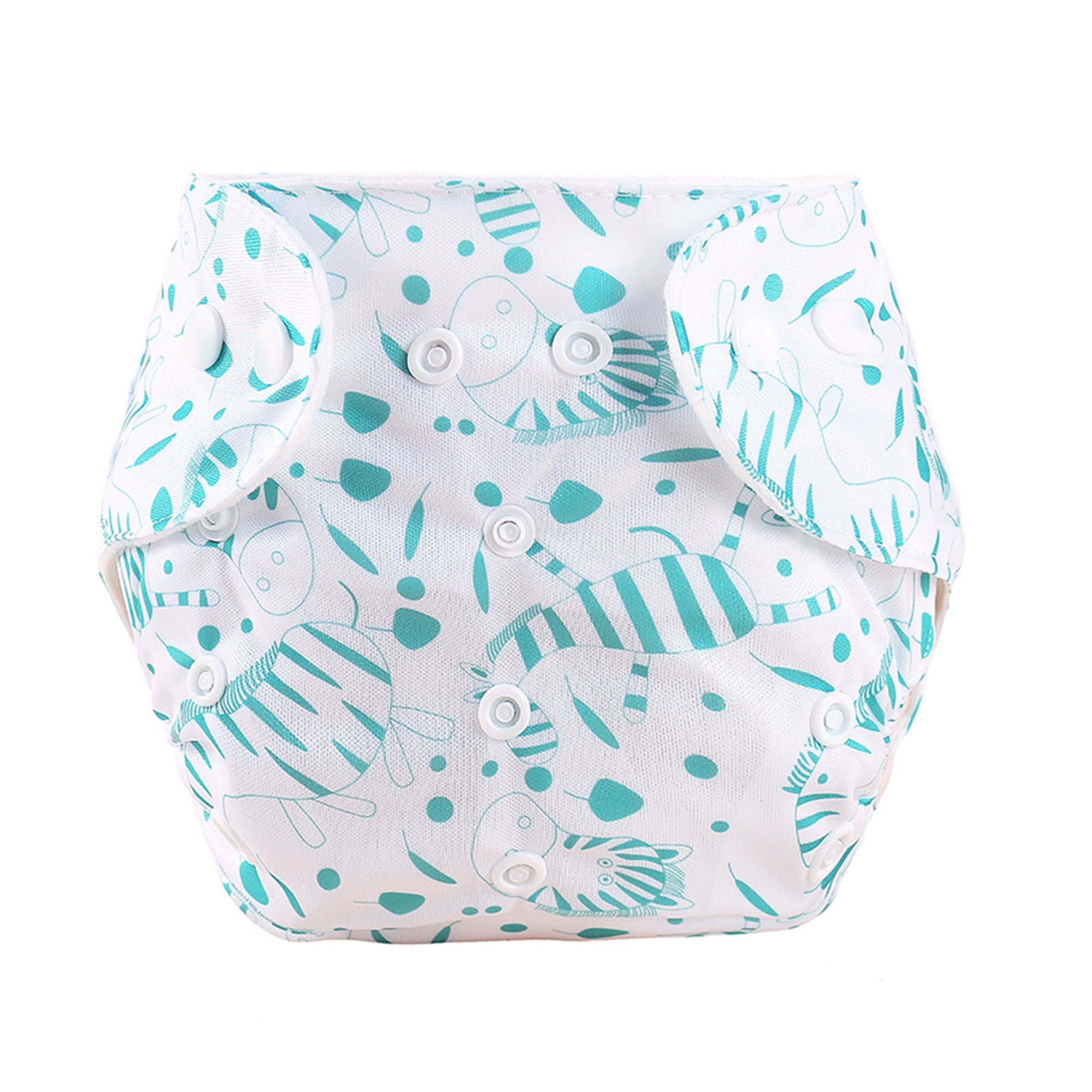 Jkerther Reusable Swim Diaper Cartoon Print Buttons Adjustable Baby ...