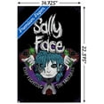 Sally Face - Crossed Guitars Wall Poster, 14.725" x 22.375" - Walmart.com