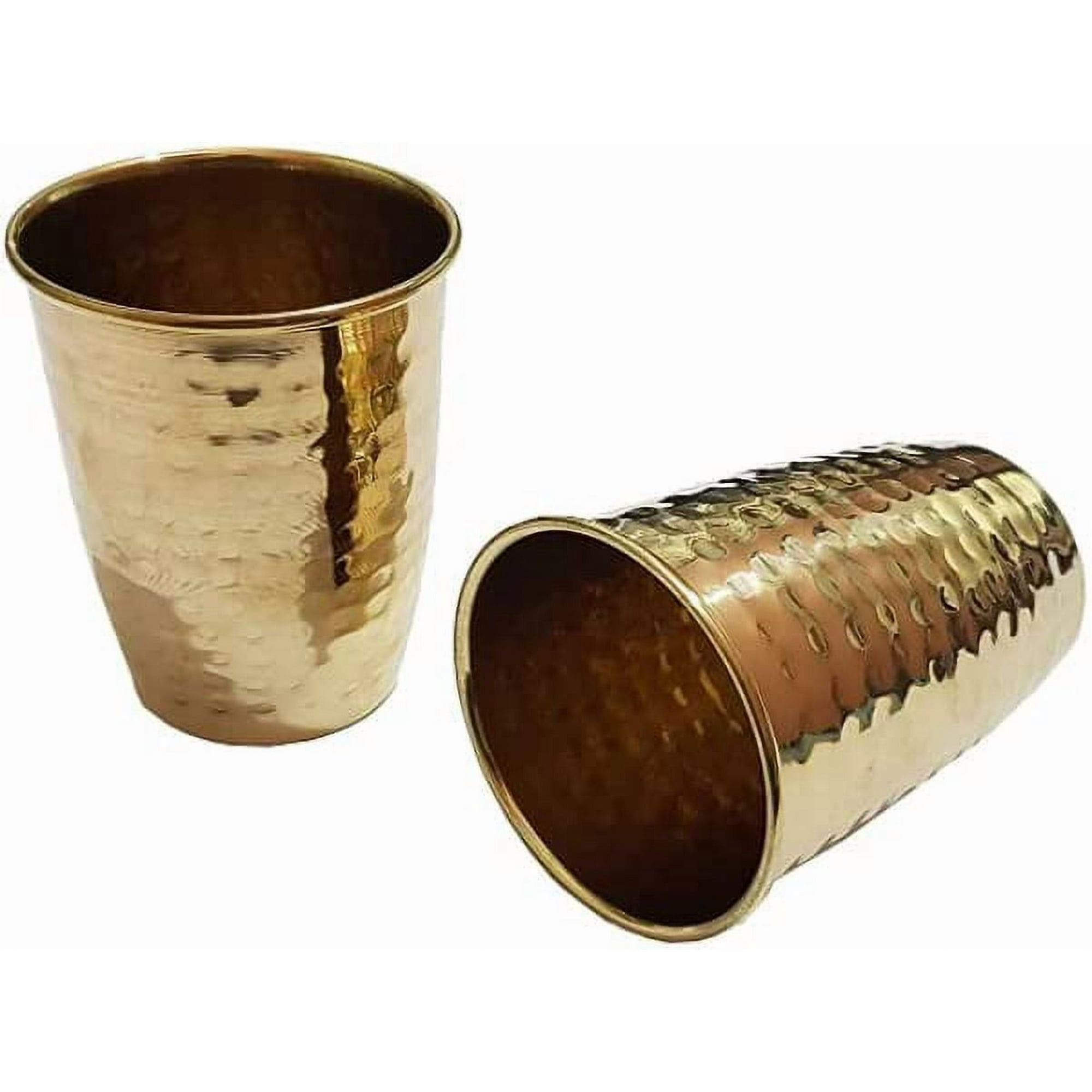 Click here for Syndicatezilla Brass Hammered Design Glass Set (Ap... prices