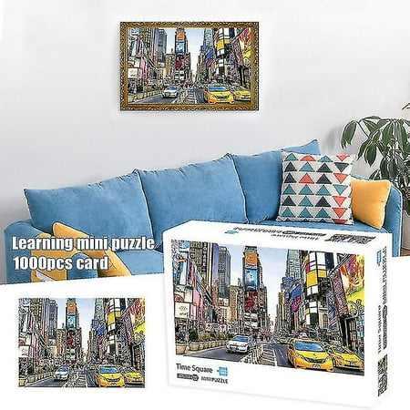 Times Square Jigsaw Puzzle 1000 Piece For Adults Kids Learning ...