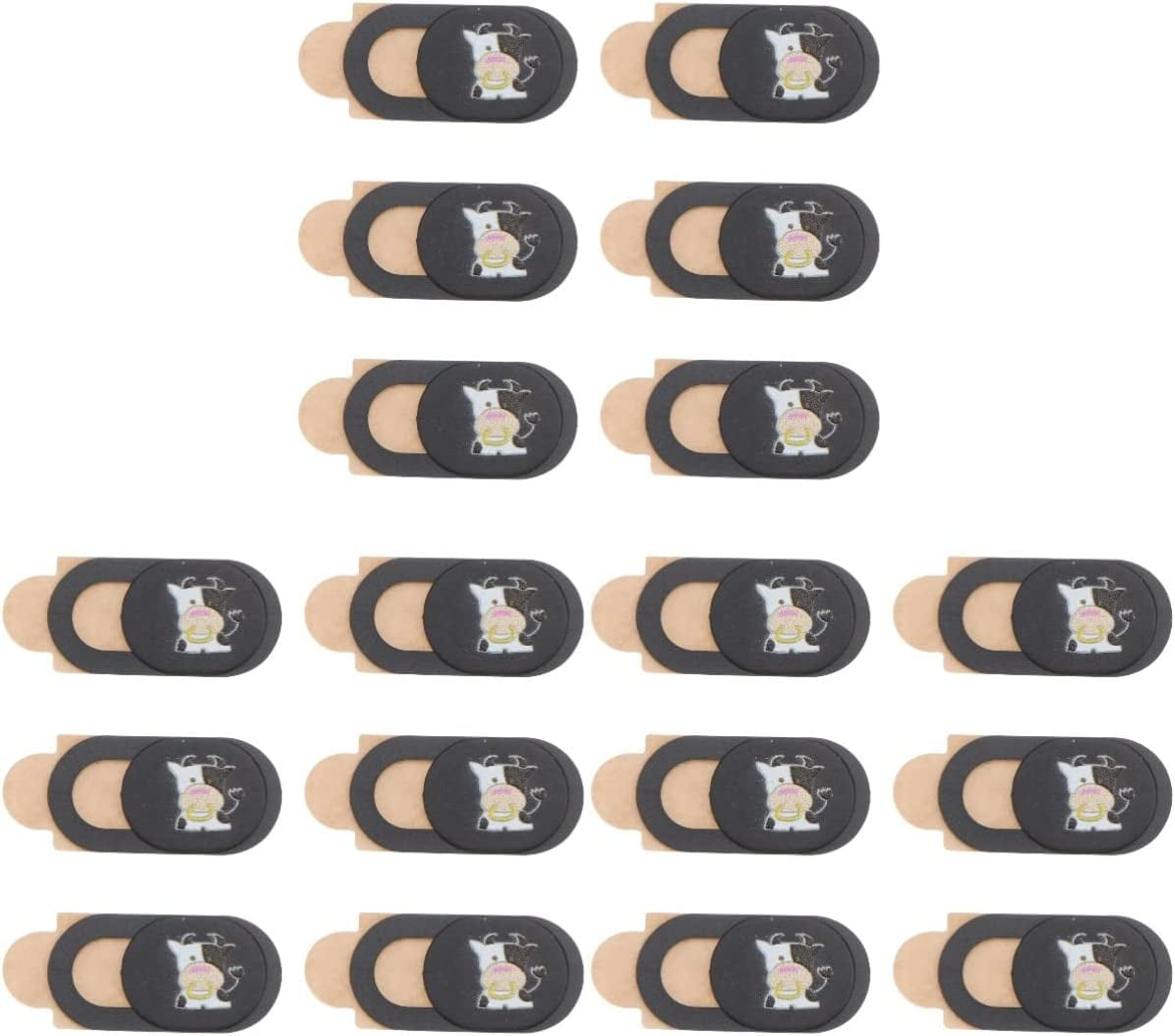 Camera Cover 18pcs Cow Slider Safety Lids Smartphone Compatible Blocker ...